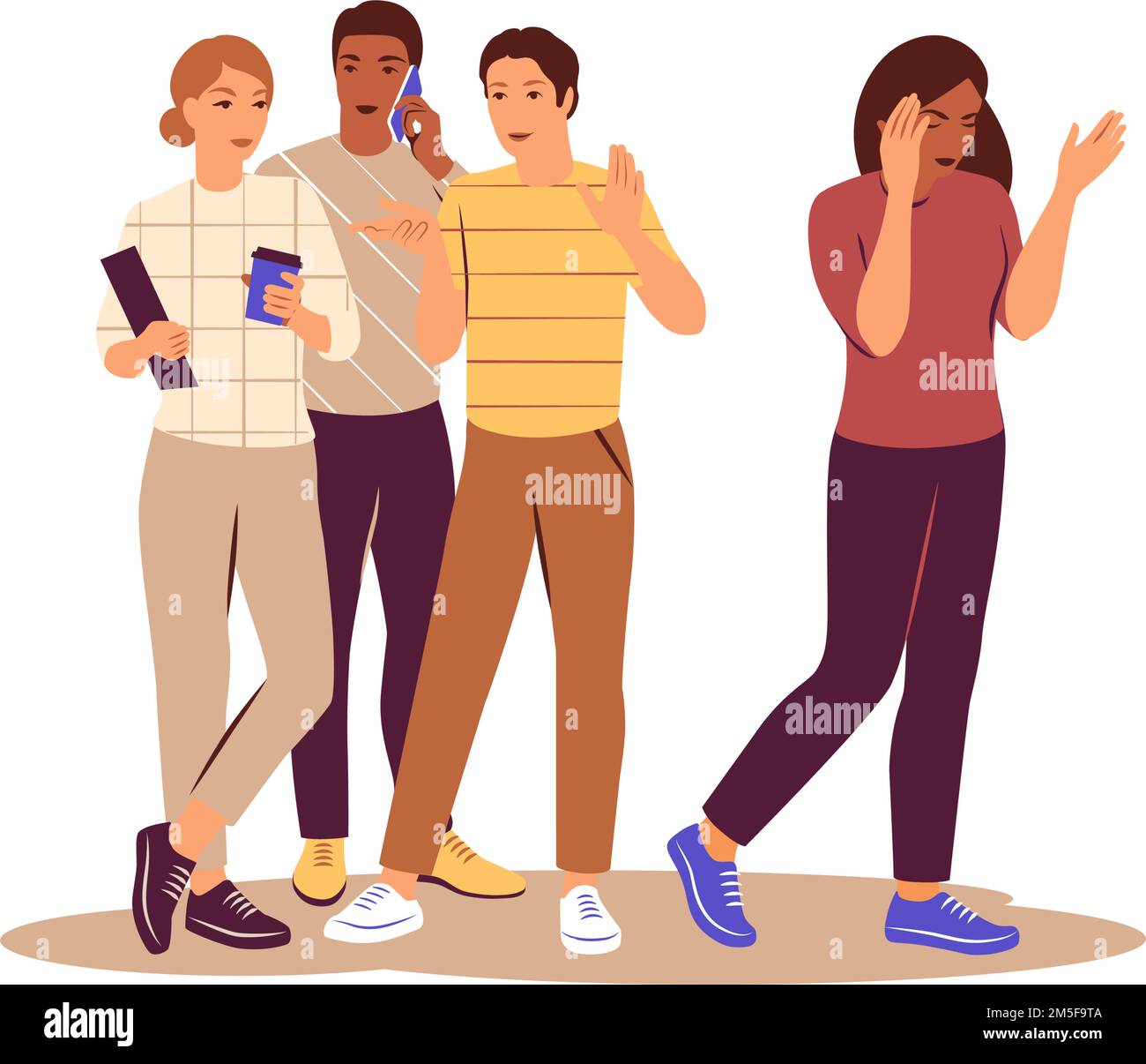 Outcast from society Stock Vector Images - Alamy