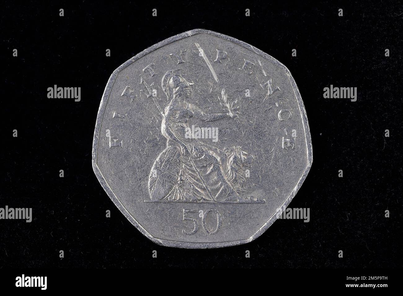 Britannia 50p hi-res stock photography and images - Alamy