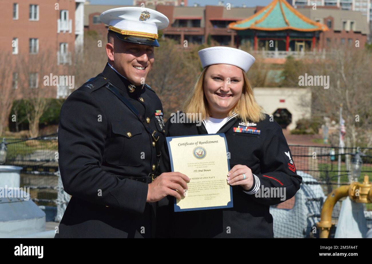 IT2(SW) Ariel Brown, assigned to Naval Information Warfare Training ...