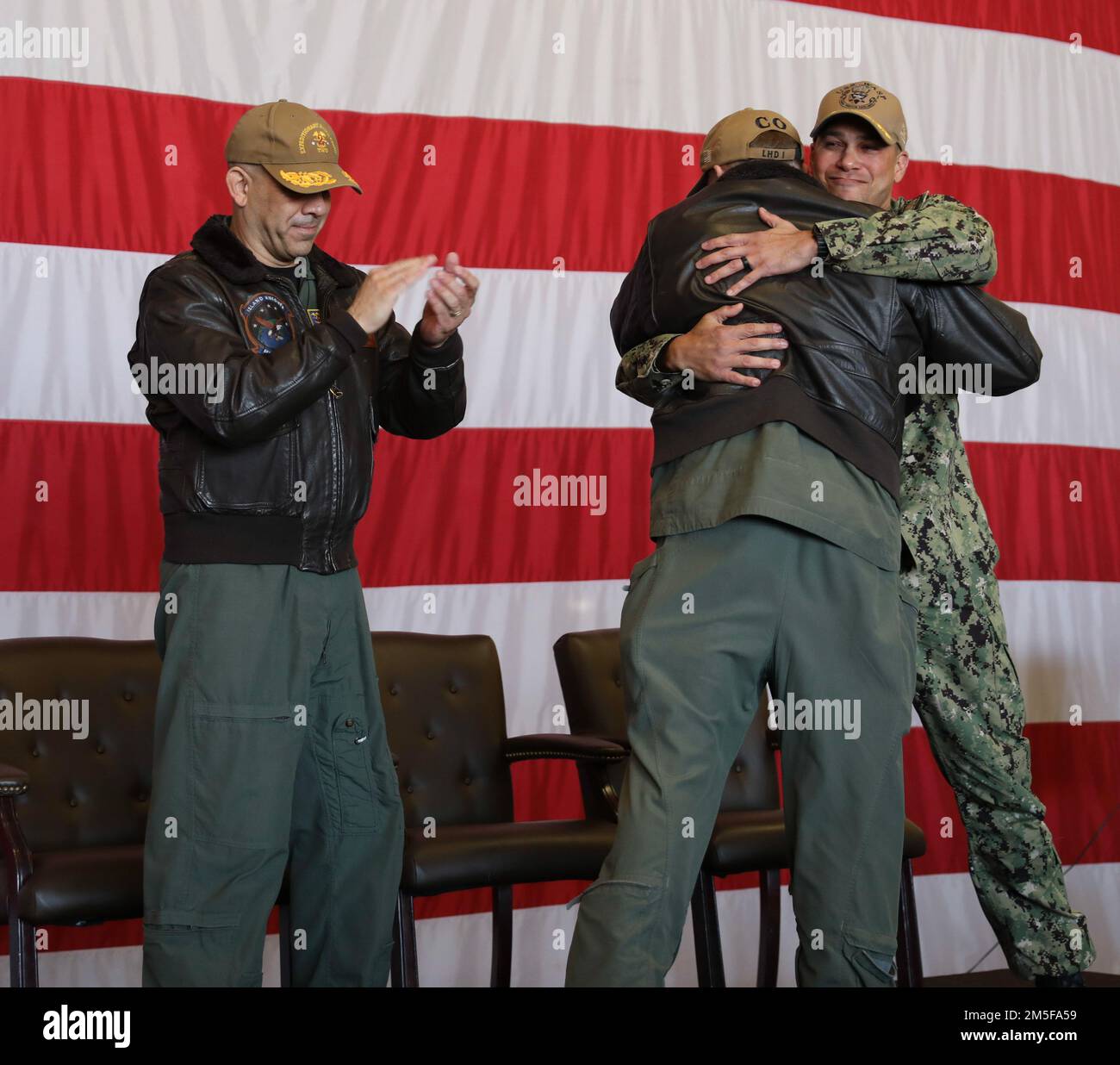 220311-N-CJ603-1027 NORFOLK -- Capt. Nakia Cooper, commanding officer ...