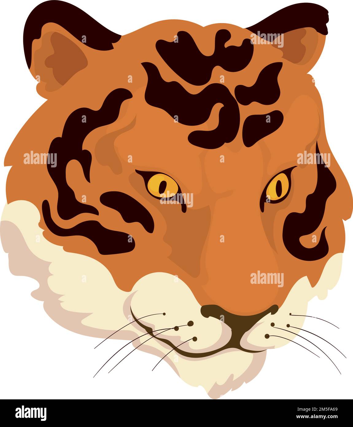 tiger face deisgn Stock Vector Image & Art - Alamy