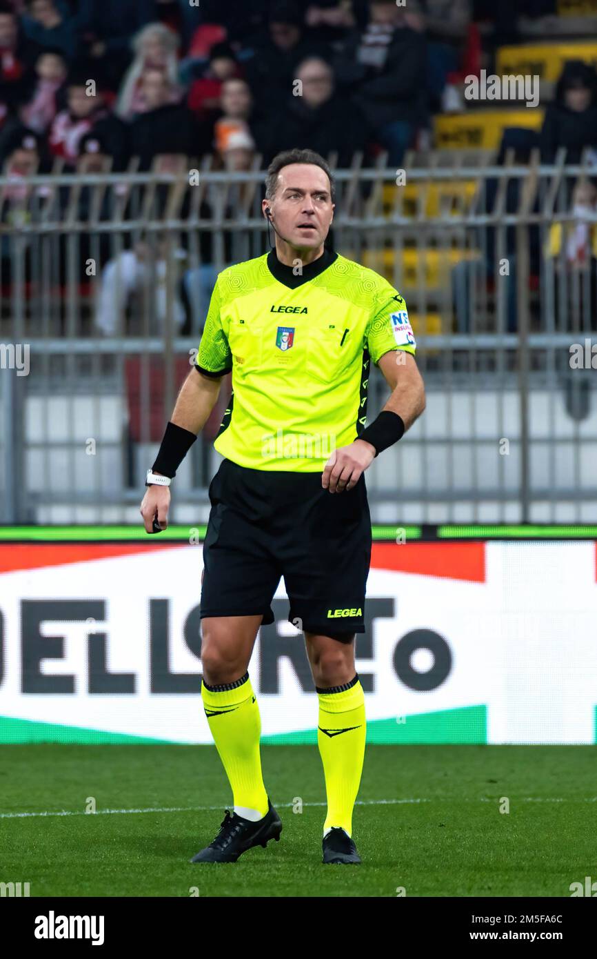 Monza, Italy. 28th Dec, 2022. Referee Luca Pairetto seen during the ...