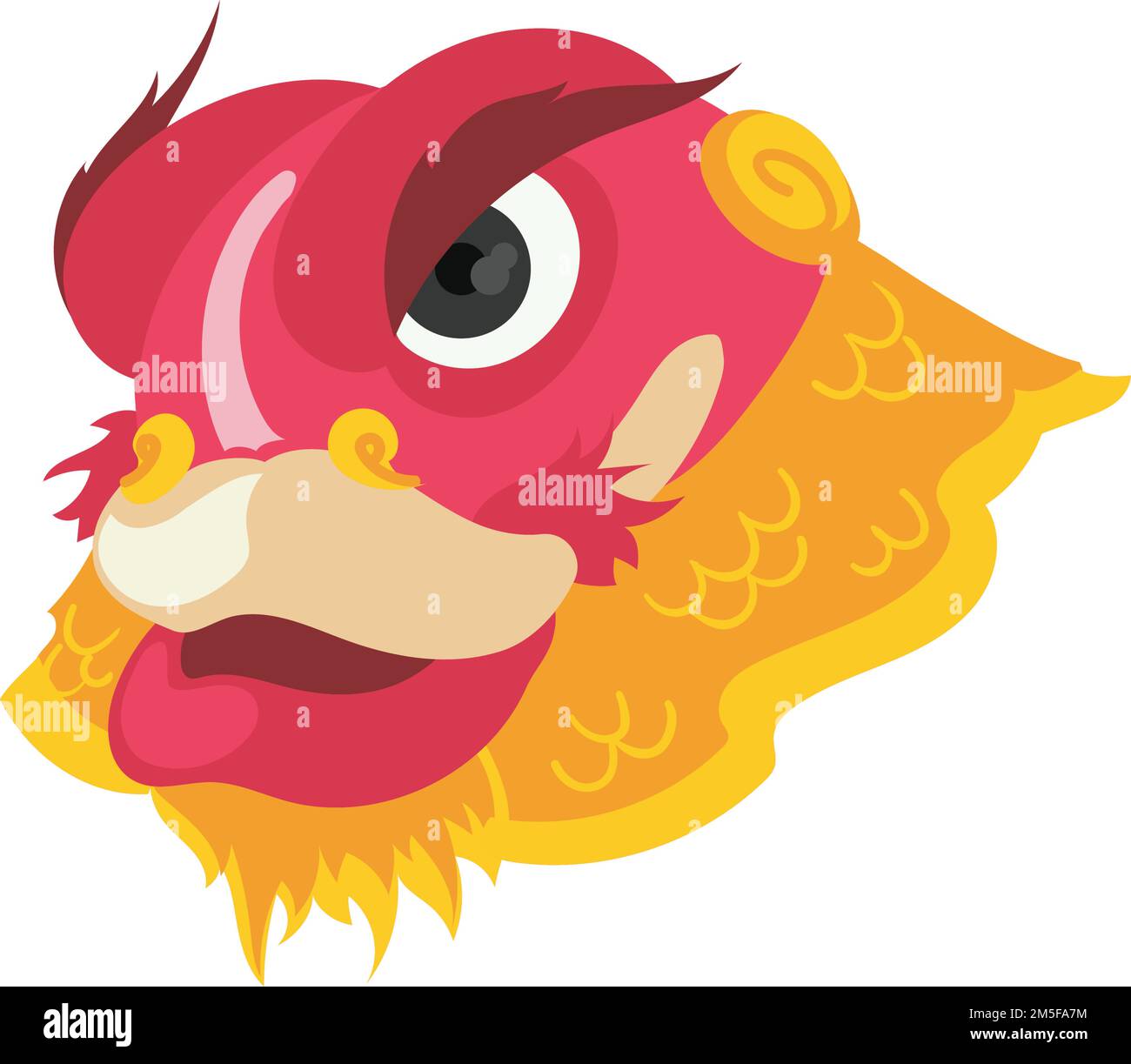 chinese dragon face Stock Vector Image & Art - Alamy