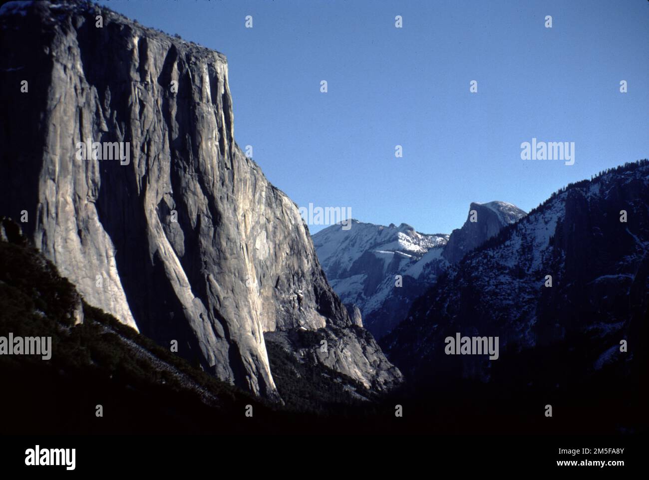 Yosemite National Park CA USA. Fall and winter Stock Photo - Alamy