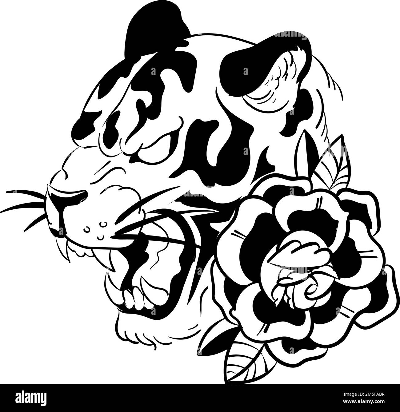 Tiger Tattoo Outline