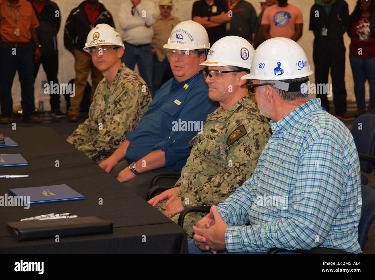 PASCAGOULA, MS - Representatives from Huntington Ingalls Industries ...