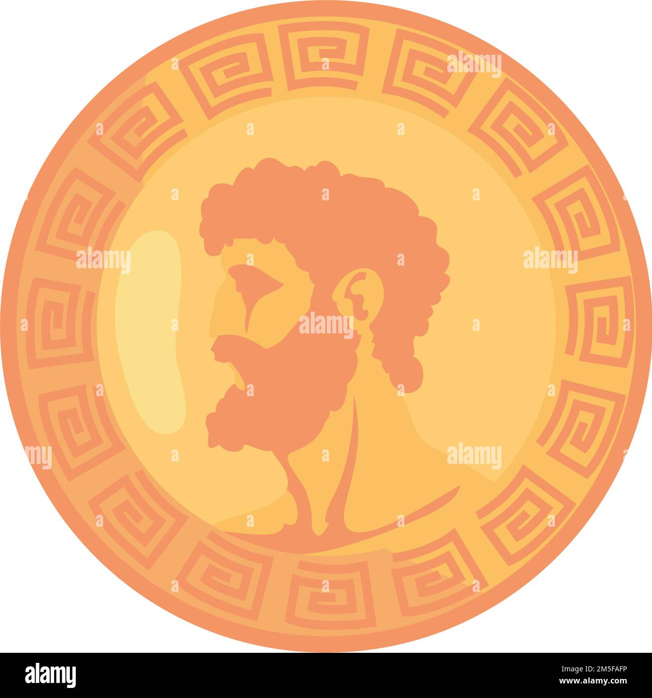 greek coin design Stock Vector Image & Art - Alamy