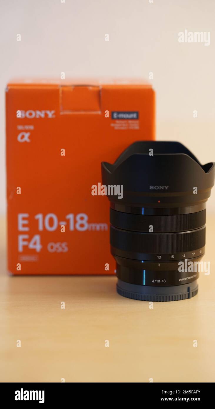 Sony 10-18mm f4 Stock Photo - Alamy