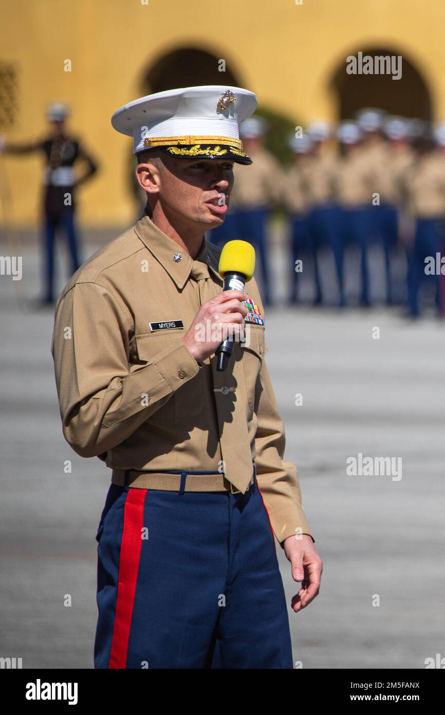 U.S. Marine Corps Lt. Col. Daniel R. Myers, the Commanding Officer of ...