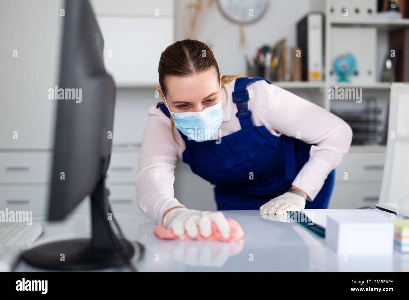 Disinfecting surfaces hi-res stock photography and images - Alamy