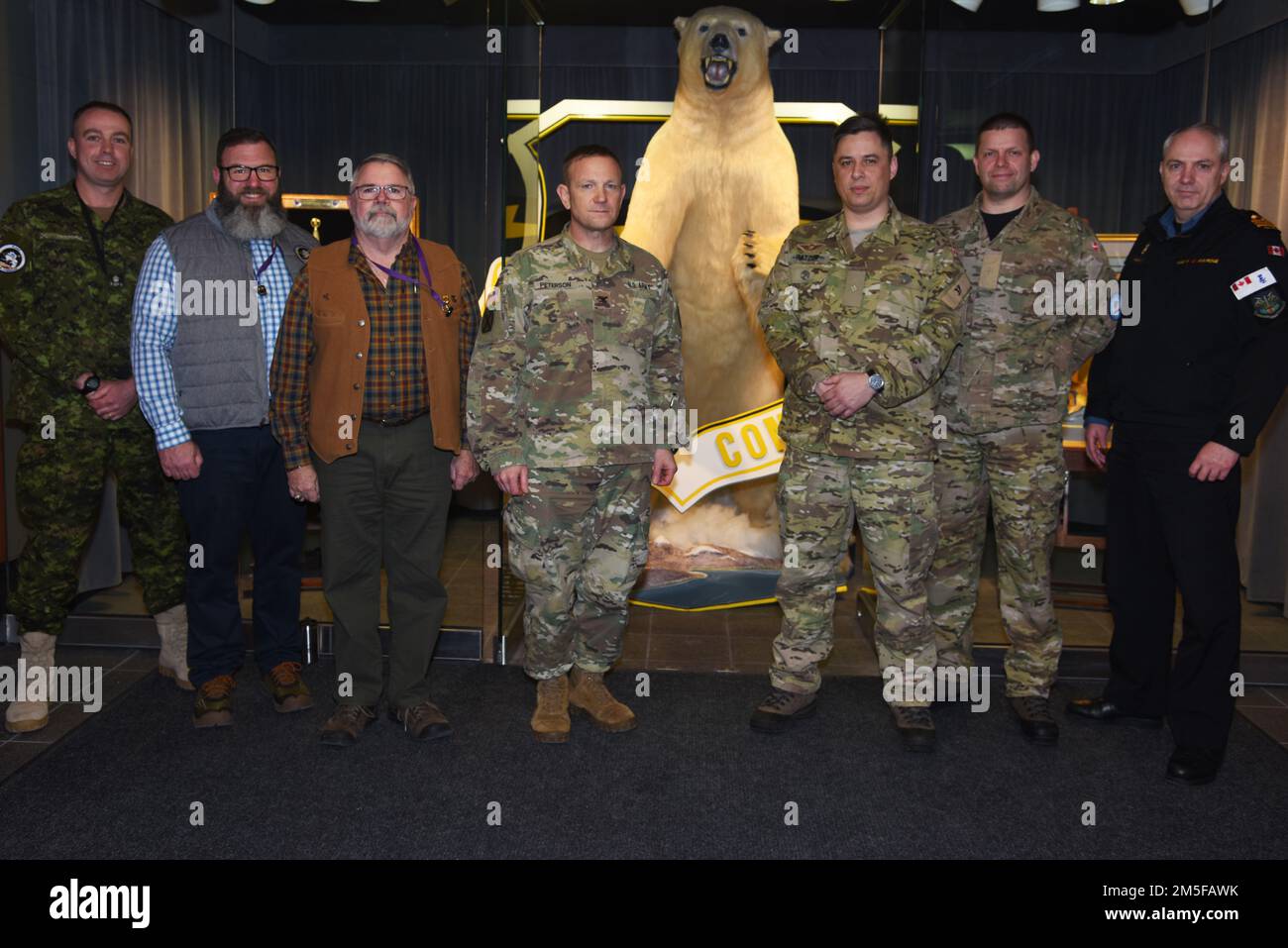 Danish military officers meet with Alaskan Command leadership and staff ...