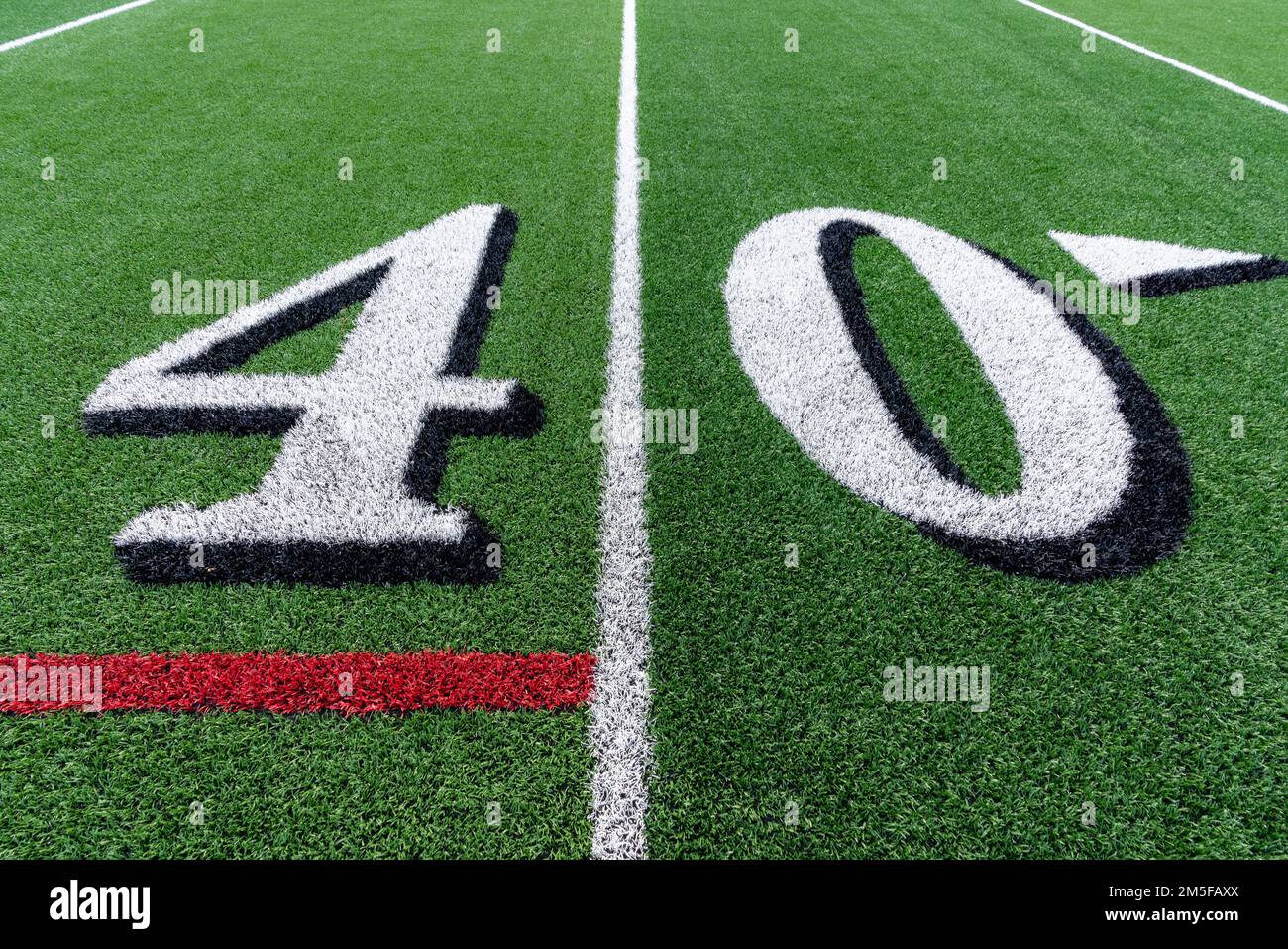 40 yard line hi-res stock photography and images - Alamy