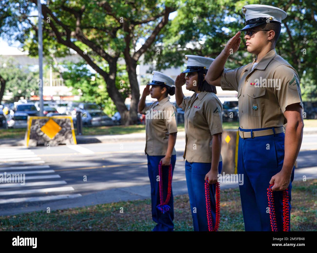 U.S. Marine Corps Lance Cpl. Jacqueline Mendez Hernandez, left, Lance ...