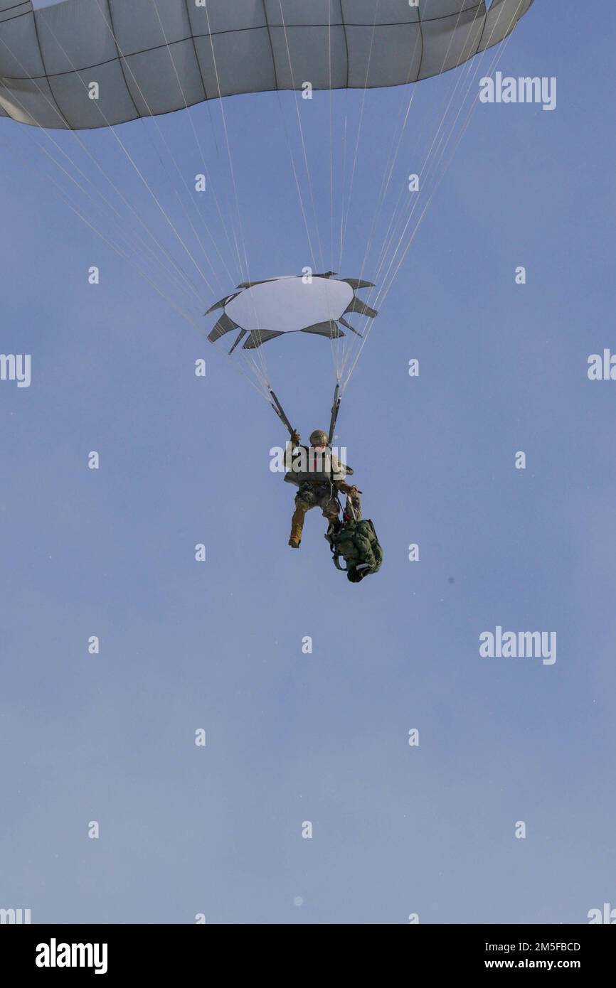 A Paratrooper from the 1st Battalion, 501st Parachute Infantry Regiment ...