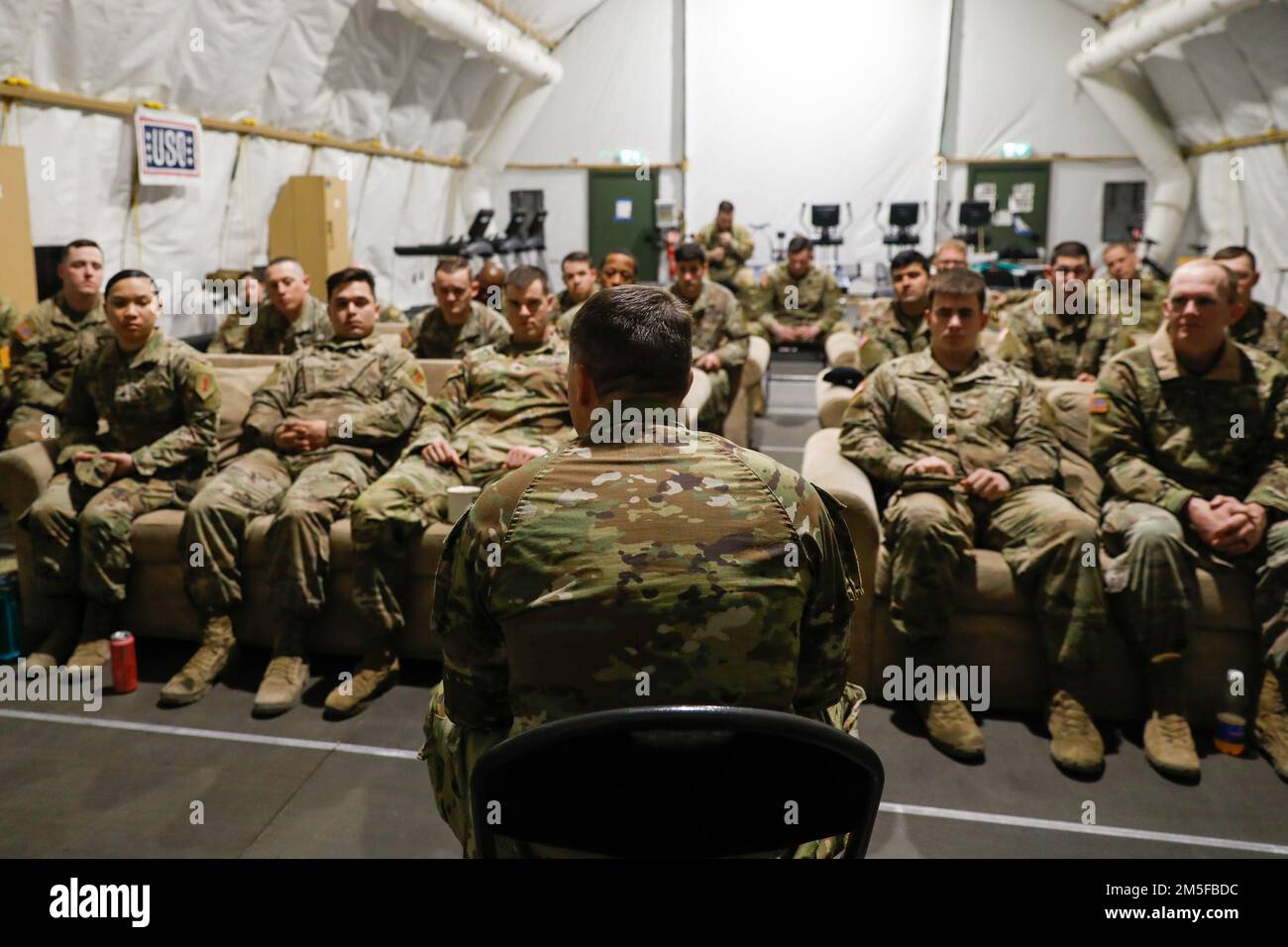 U.S. Army Command Sgt. Maj. Christopher Mullinax, command sergeant ...