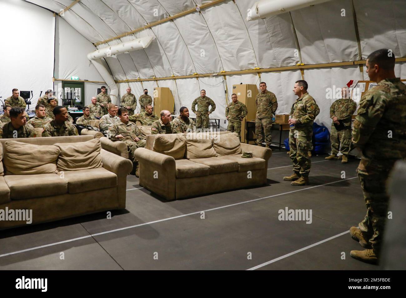 U.S. Army Command Sgt. Maj. Christopher Mullinax, command sergeant ...