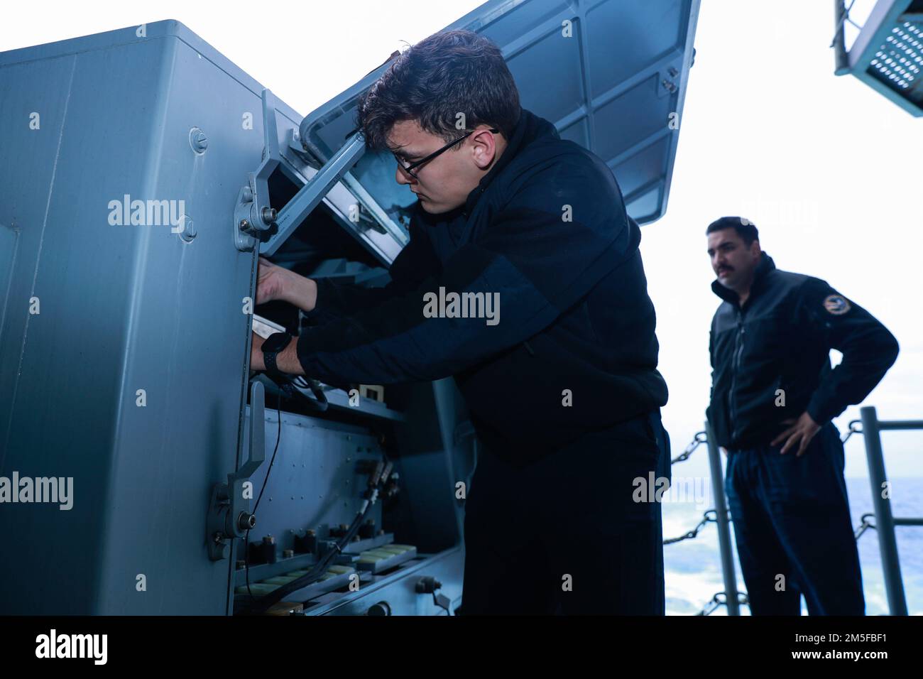 PHILIPPINE SEA (March 11, 2022) Fire Controlman 2nd Class Nathan ...