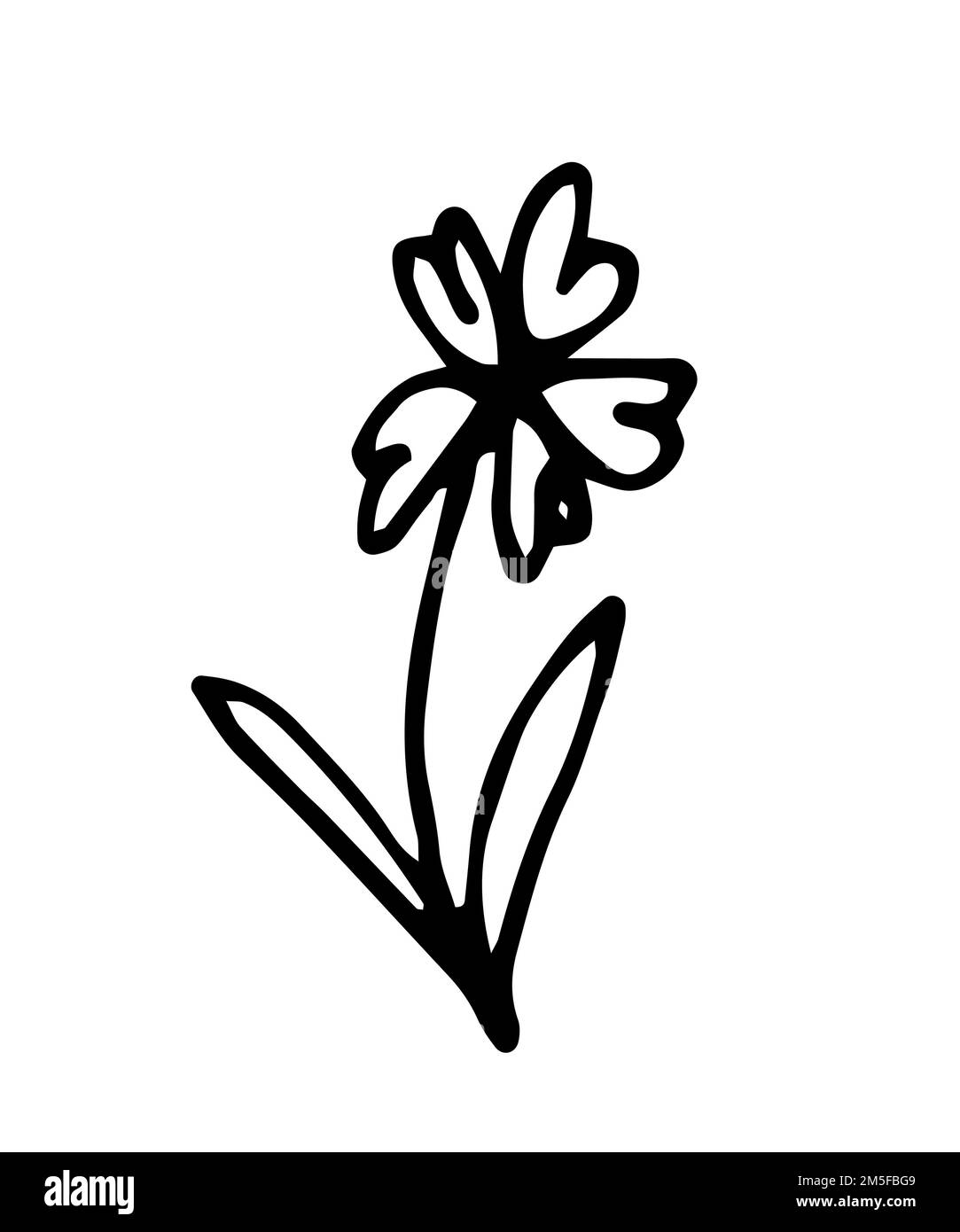 Lovely heart flower Stock Vector Image & Art - Alamy