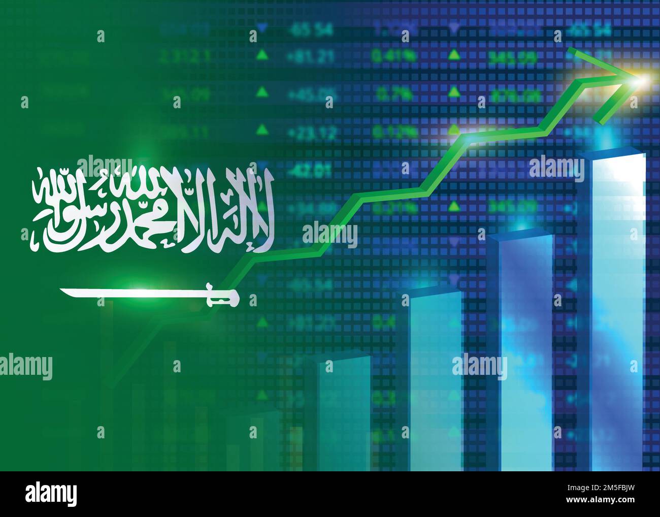 Economic growth in Saudi Arabia.Saudi Arabia's stock market.Saudi ...