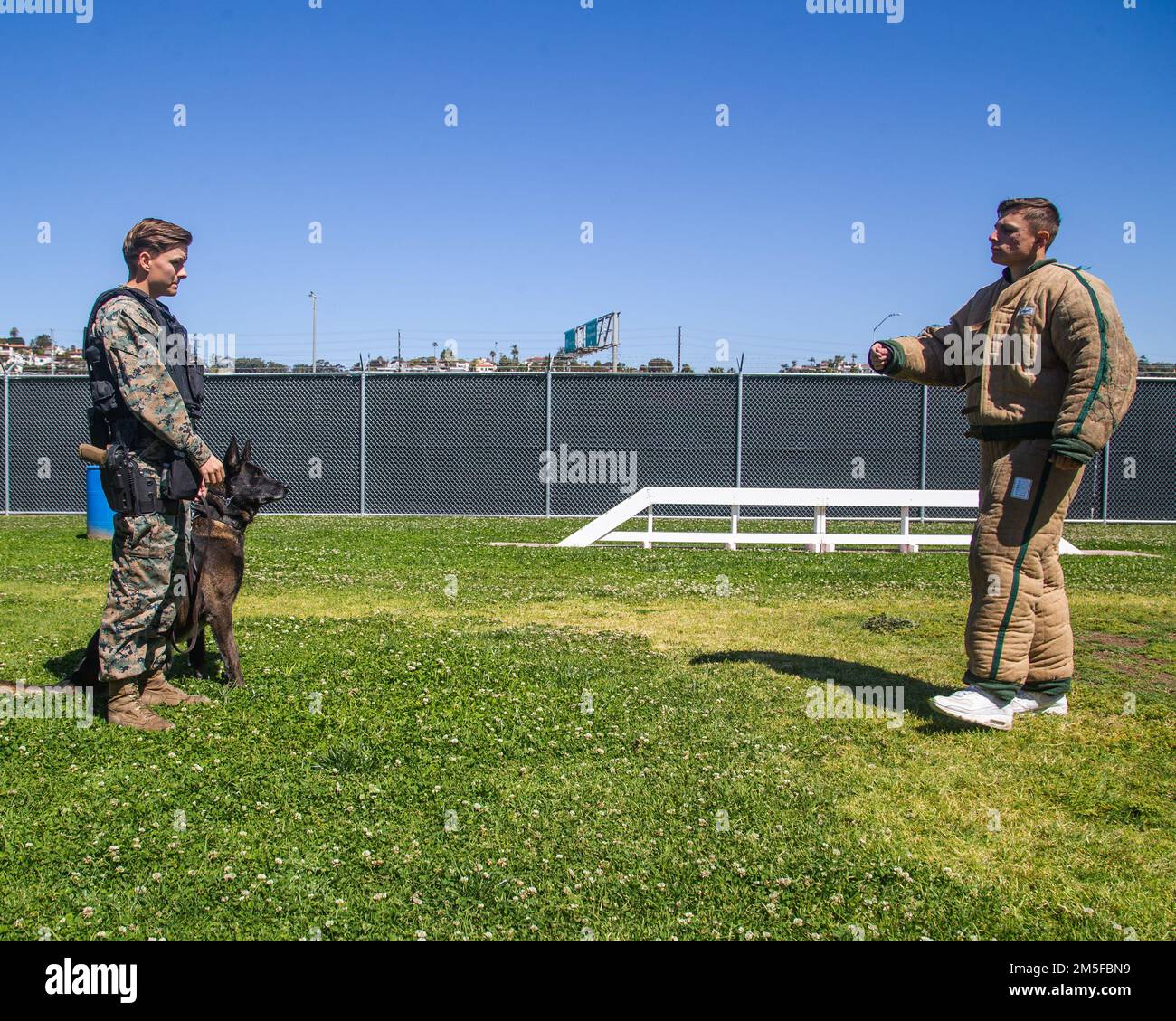 U.S. Marine Corps Cpl. Makayla A. Wedge, left, and Cpl. Dennis E ...