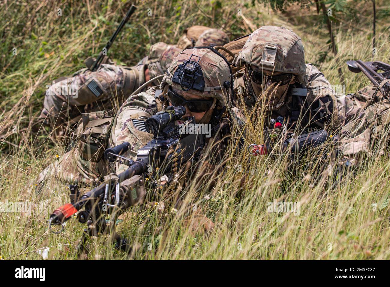 U.S. Army Soldiers from Braves Company, 4th Battalion, 23rd Infantry ...