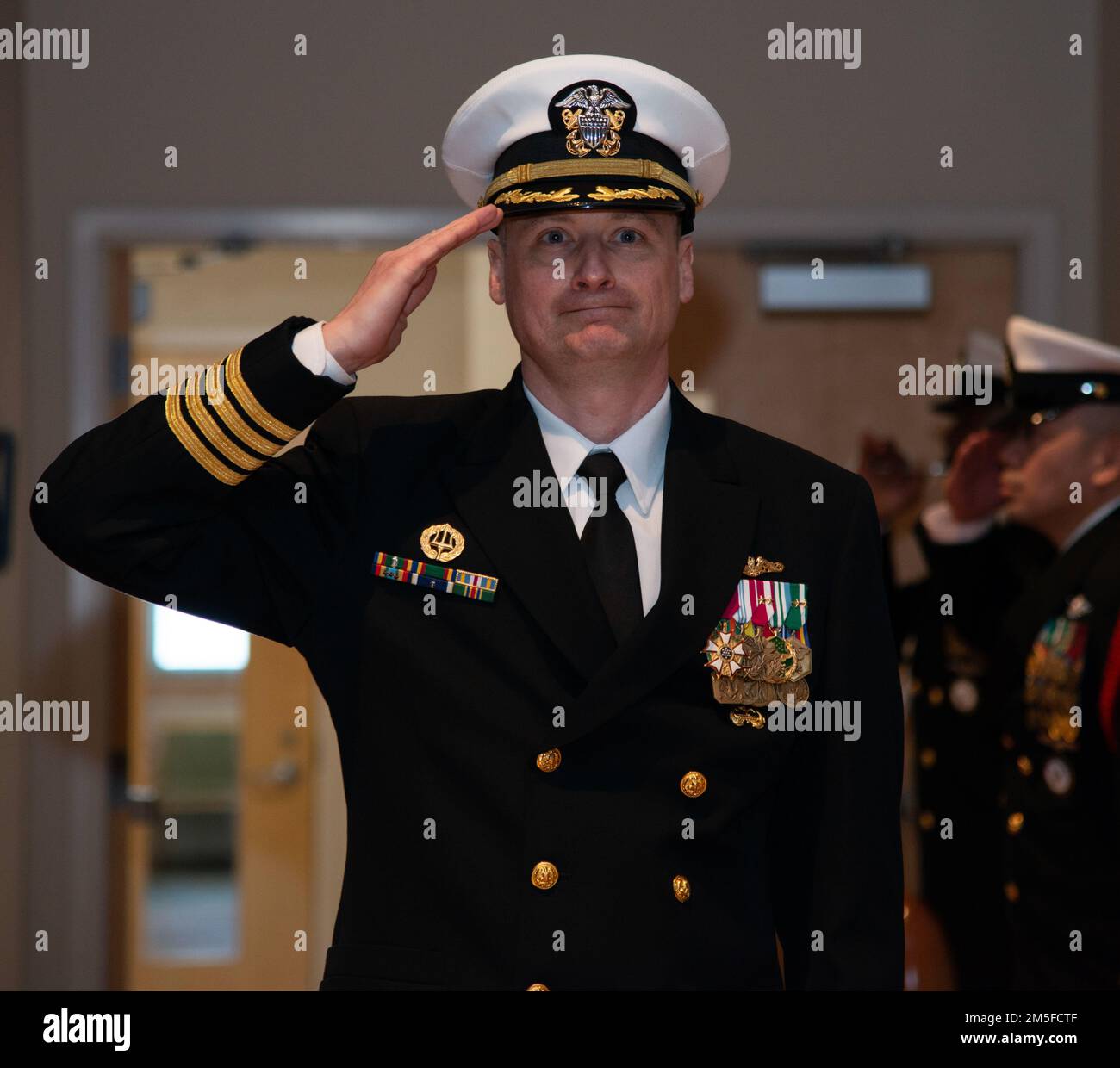 NEWPORT, R.I. (March 11, 2022) Capt. Mark Hazenberg, commanding officer ...