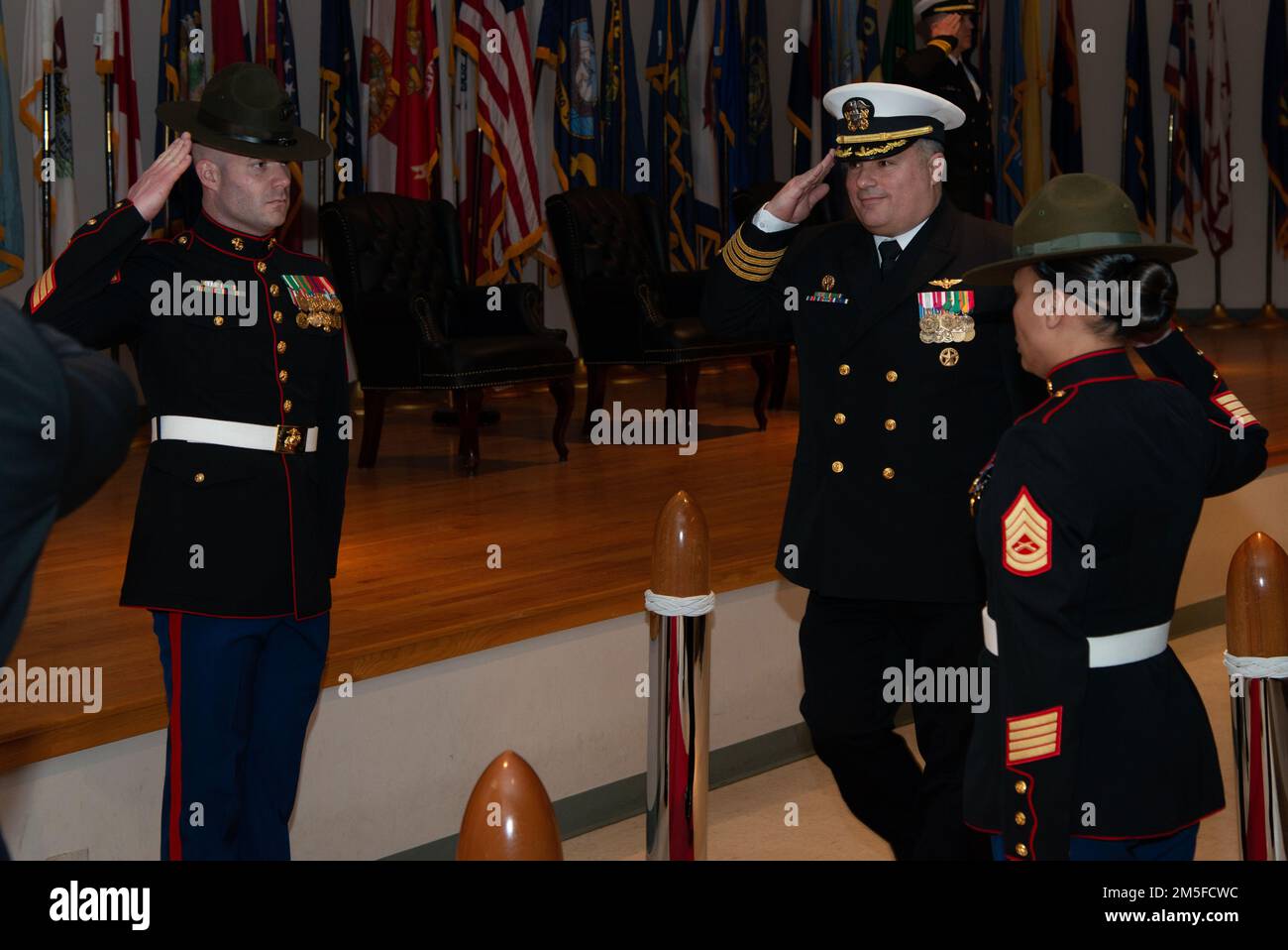 NEWPORT, R.I. (March 11, 2022) Capt. Everett Alcorn, commanding officer ...