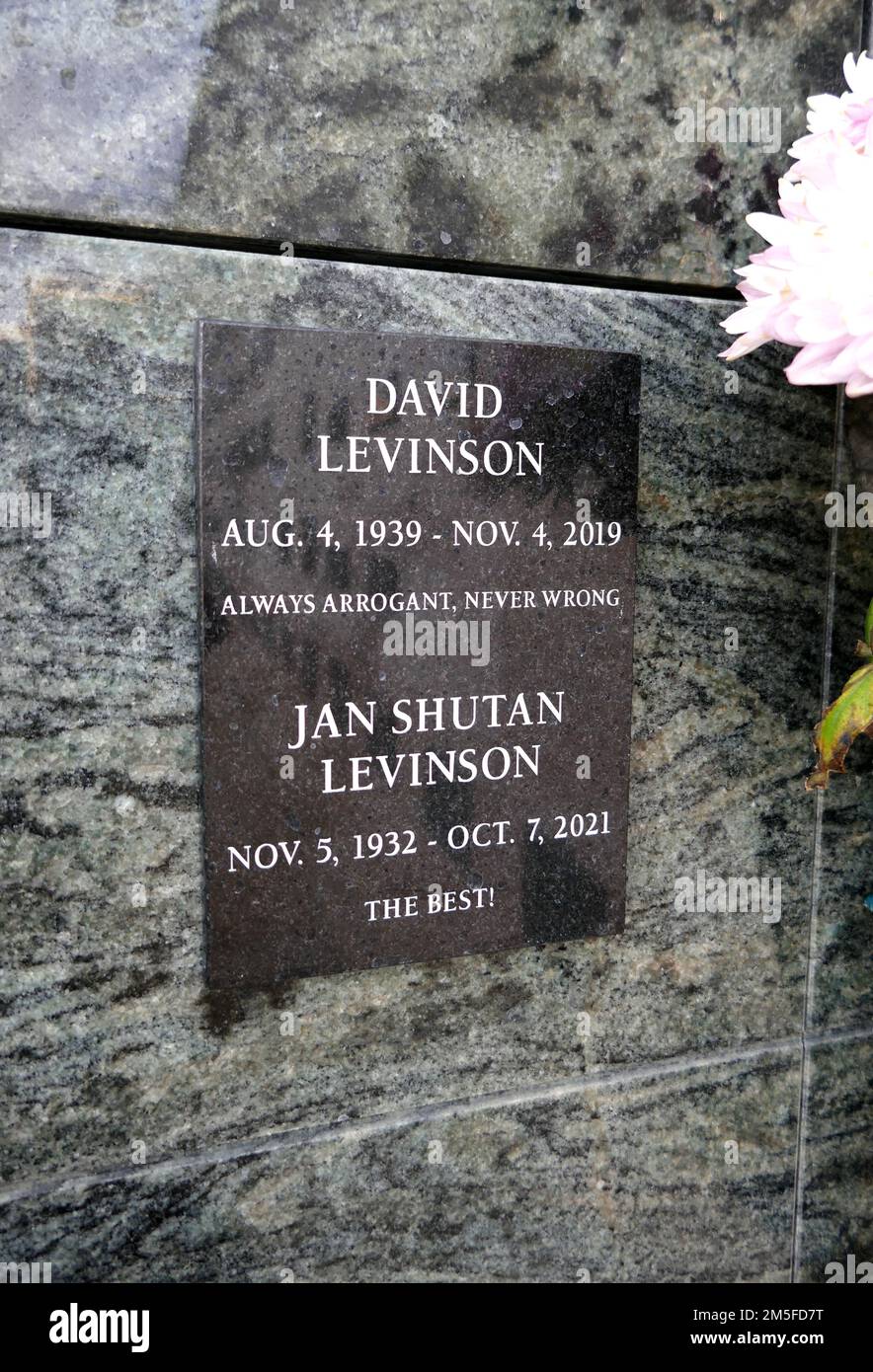 Los Angeles, California, USA 22nd December 2022 Actress Jan Shutan's ...