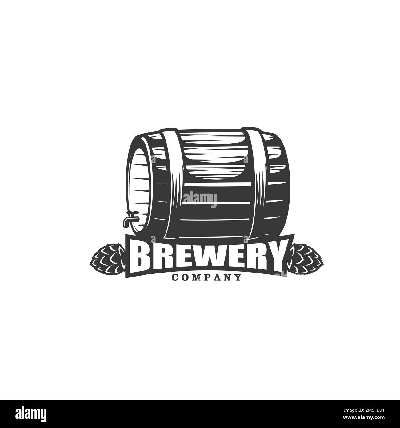 Beer brewery icon. Craft beer pub or bar vector symbol. Lager and ale ...