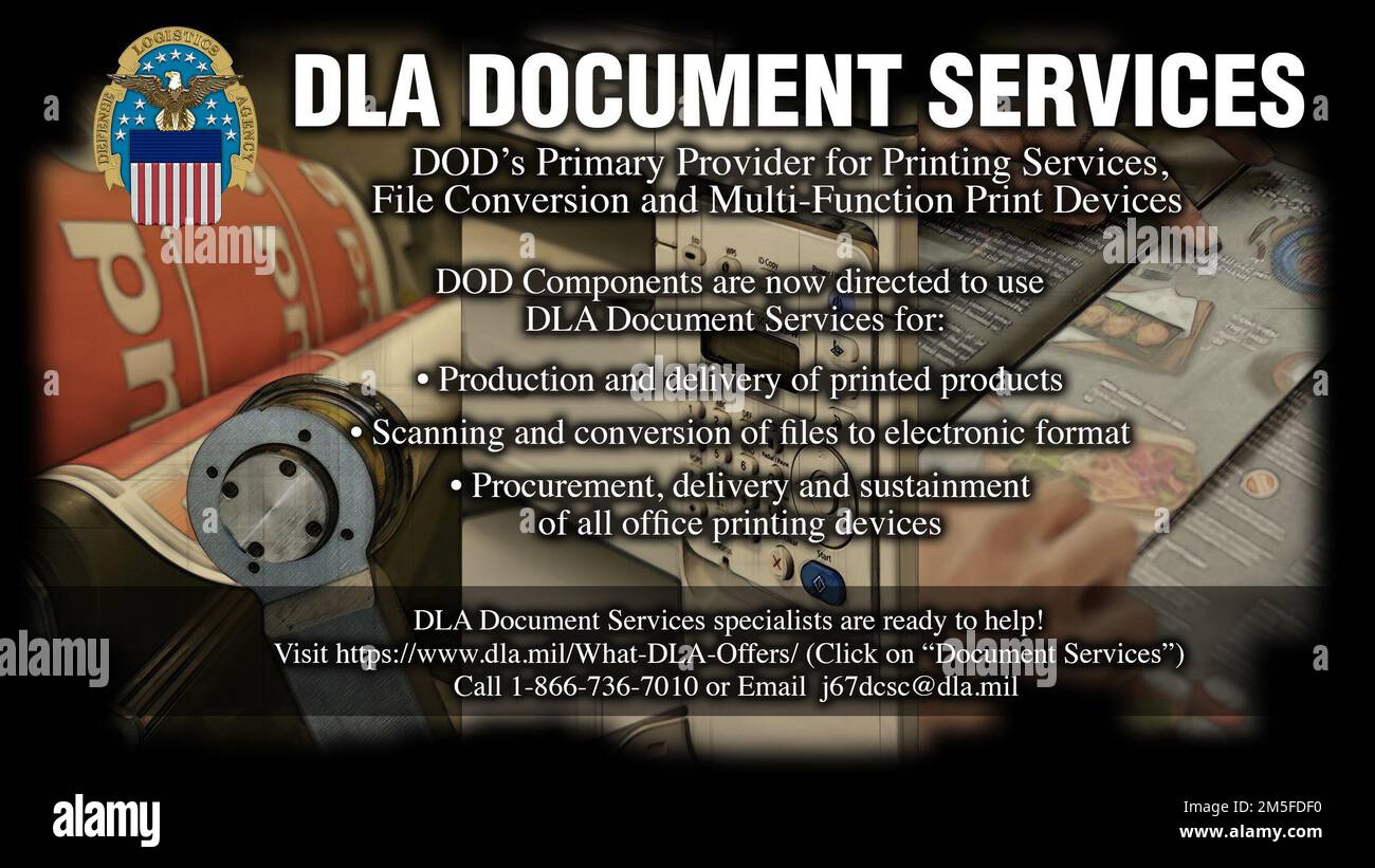 Defense Logistics Agency Document Services is now the Defense ...