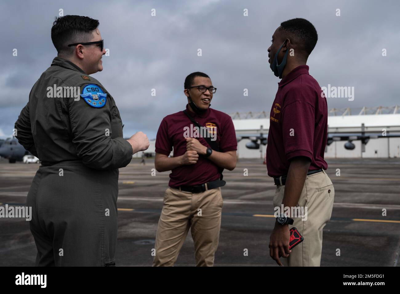 U.S. Air Force instructor combat systems officer Maj. Kiersten Thompson ...