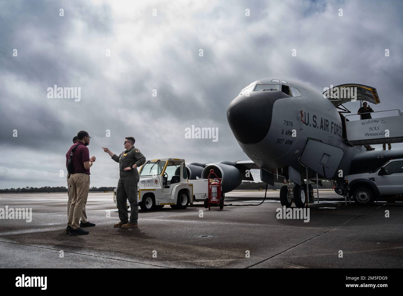 U.S. Air Force instructor combat systems officer Maj. Kiersten Thompson ...