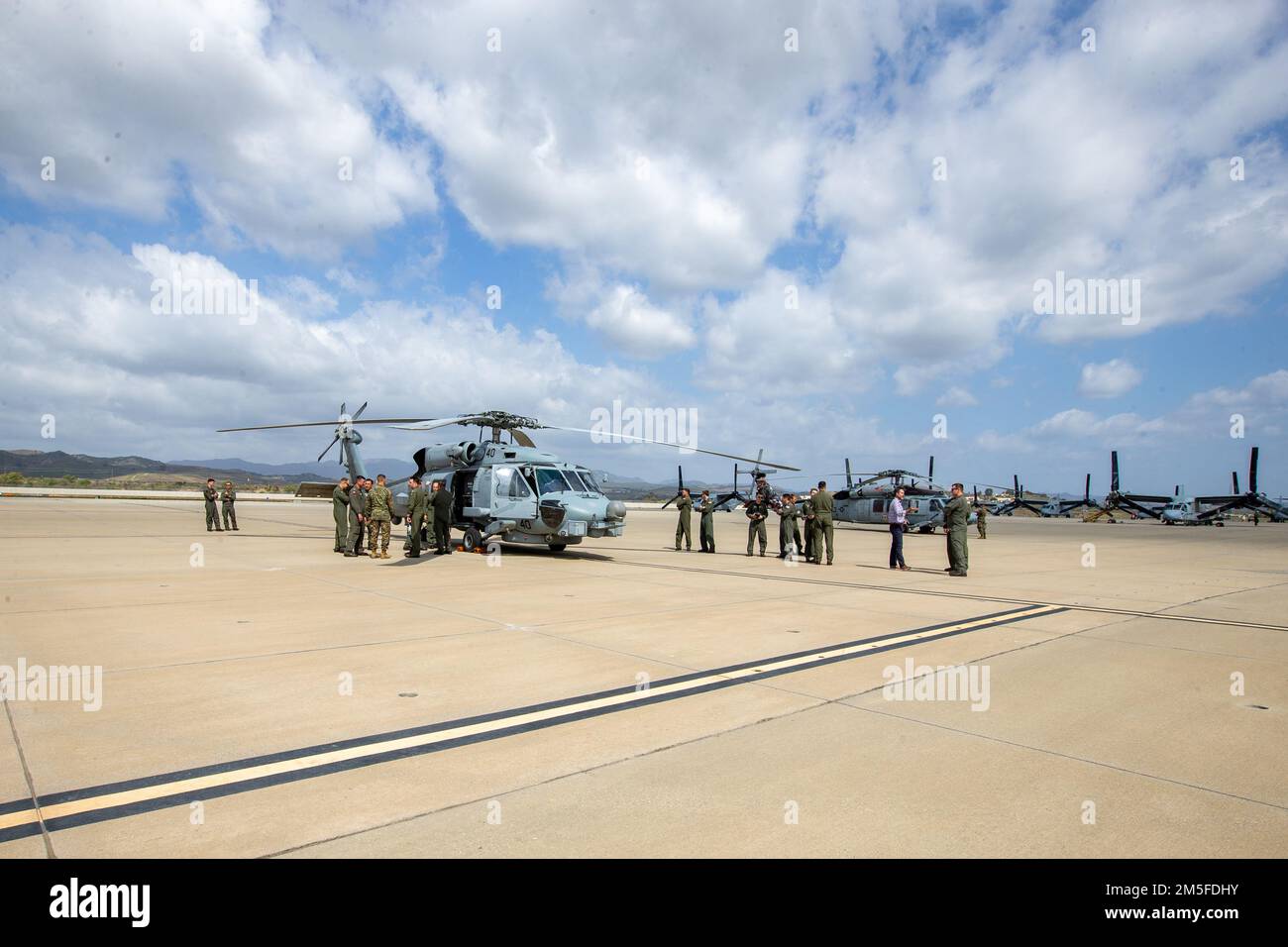 U.S. Marines with Marine Aircraft Group 39, 3rd Marine Aircraft Wing ...