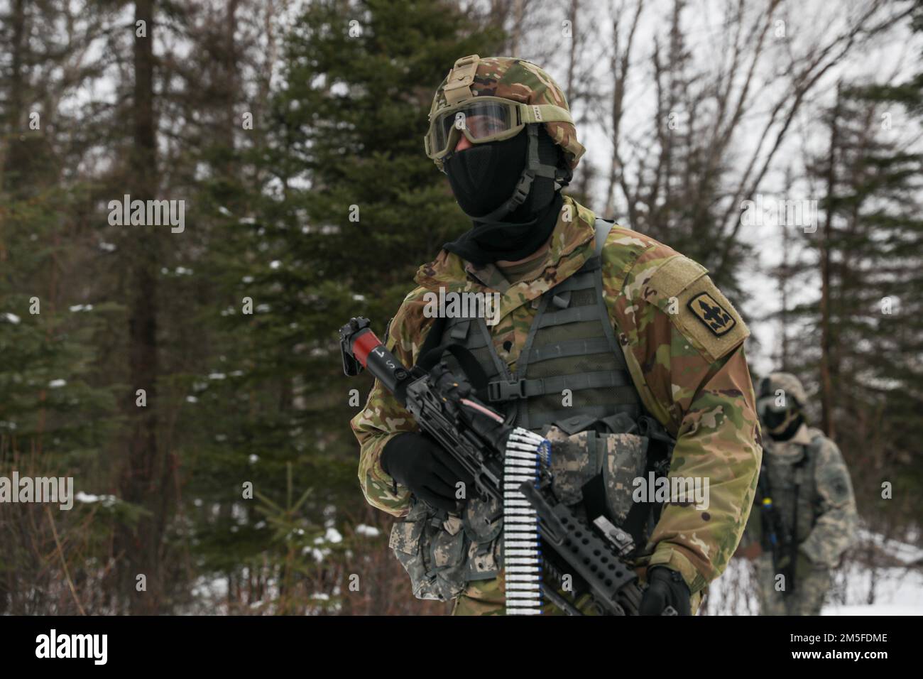 Alaska Army National Guard Soldiers with Avalanche Company, 1-297th ...