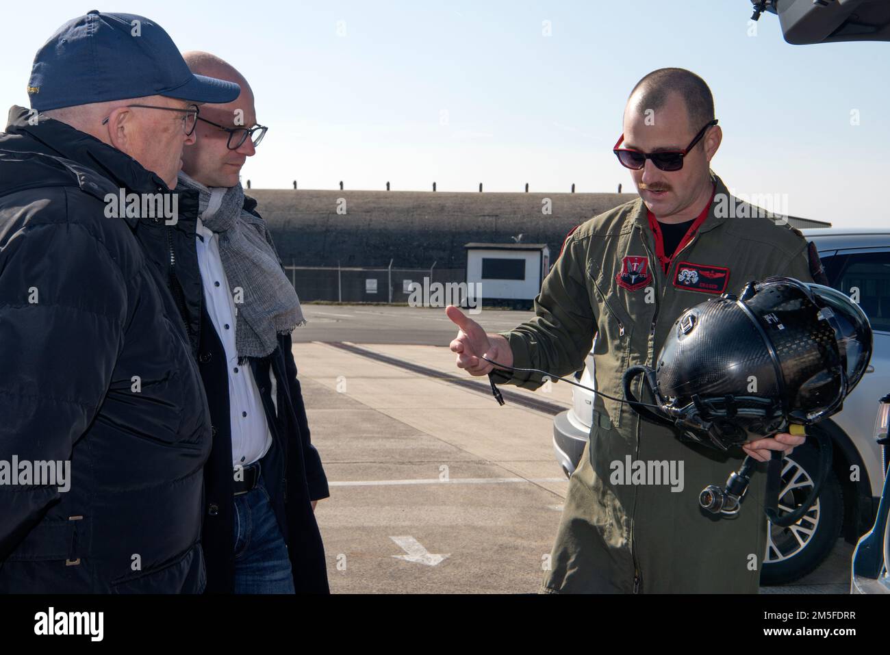 U.S. Air Force Maj. Matthew Riley, 34th Fighter Squadron director of ...