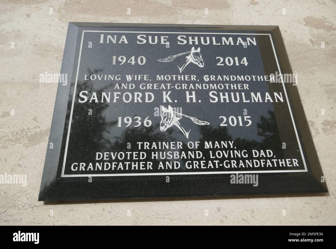 Los Angeles, California, USA 22nd December 2022 Horse Trainer Ina Sue ...