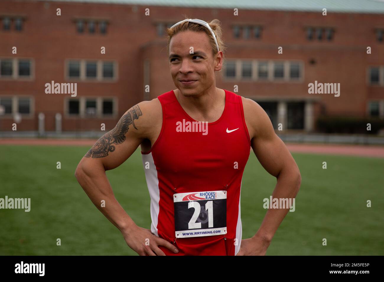 U.S. Marine Retired Sgt. Peter Keating and with Wounded Warrior ...