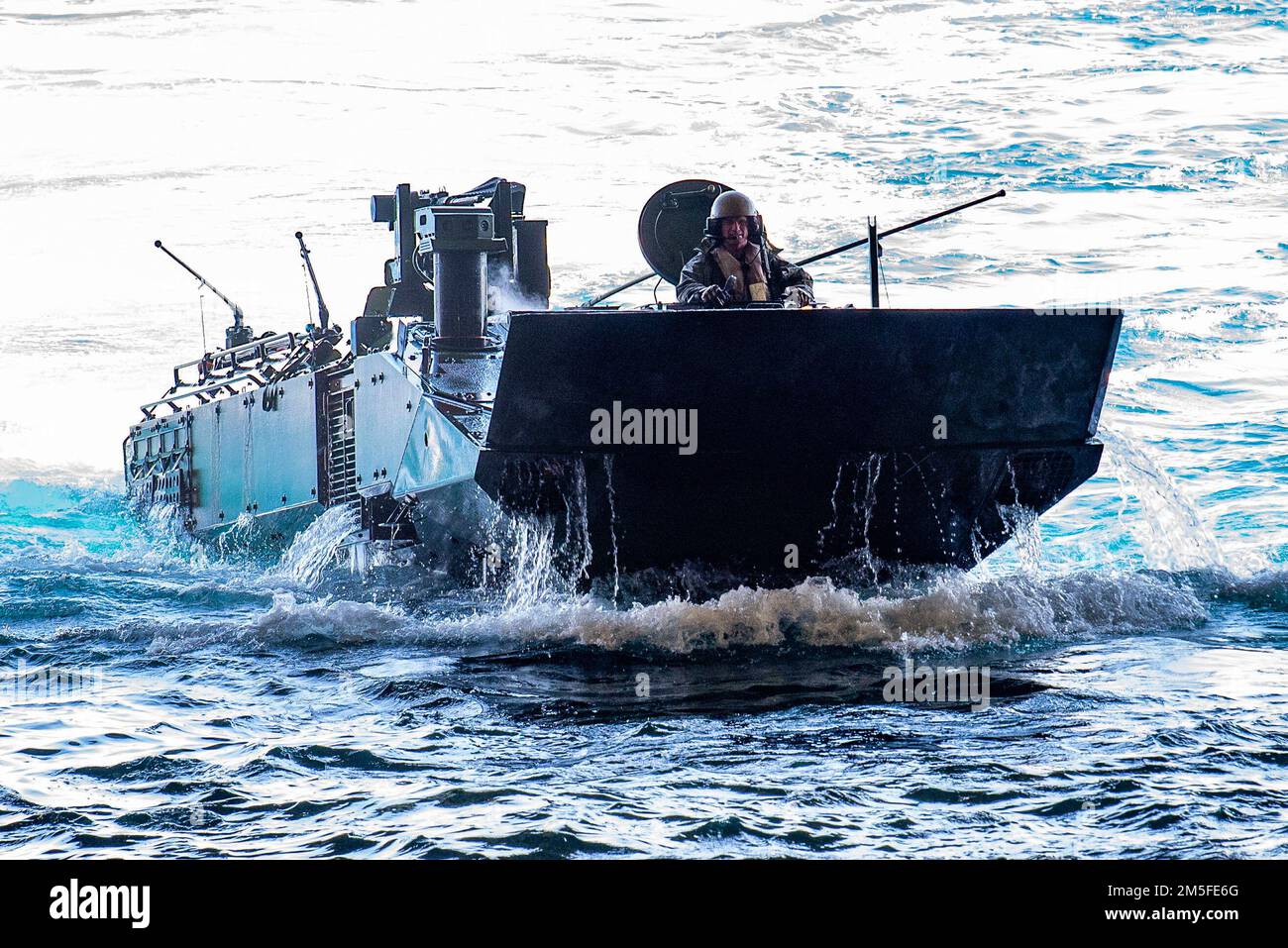 An Amphibious Combat Vehicle (ACV) with the 3rd Assault Amphibian ...