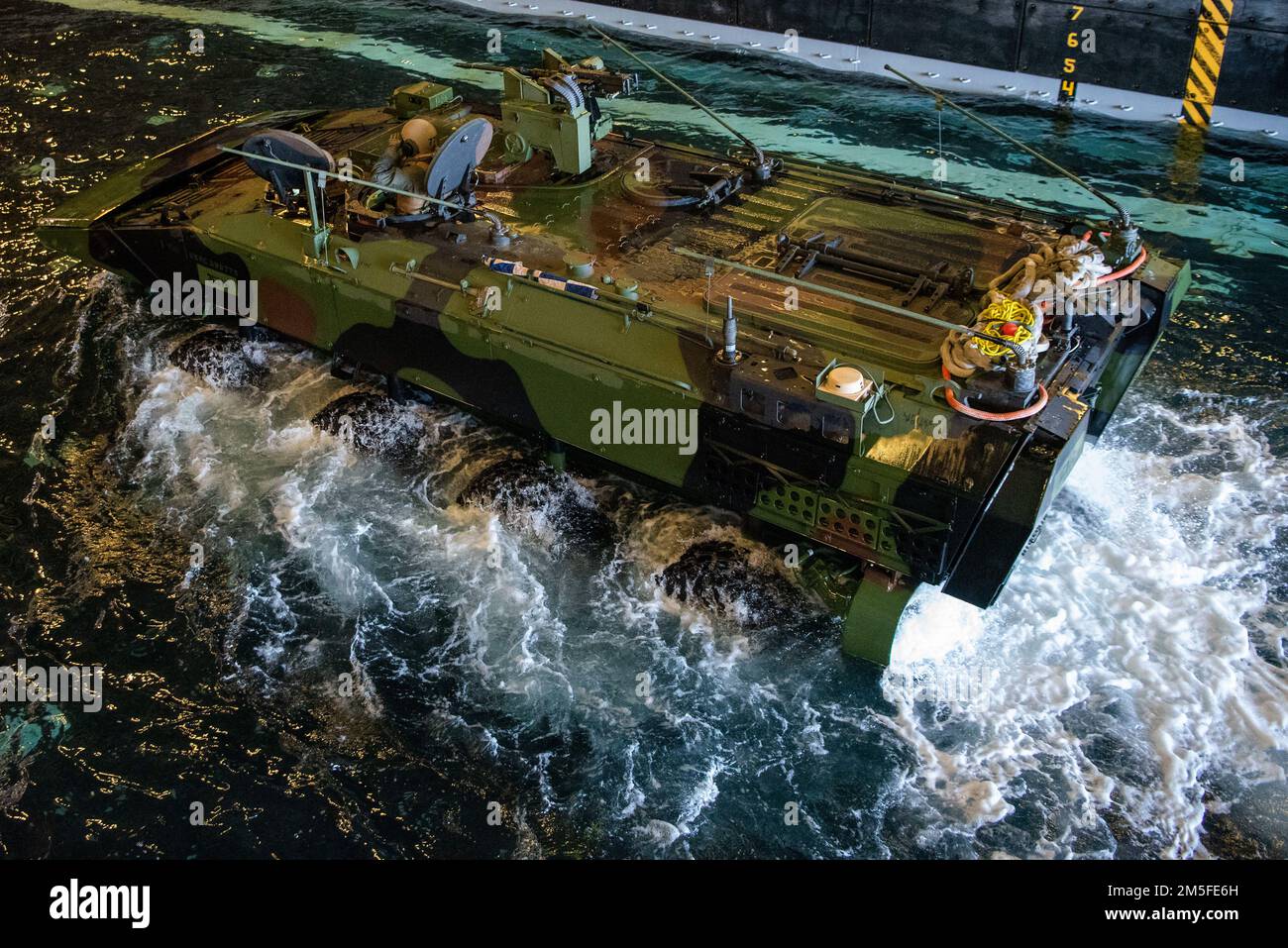 An Amphibious Combat Vehicle (ACV) with the 3rd Assault Amphibian ...