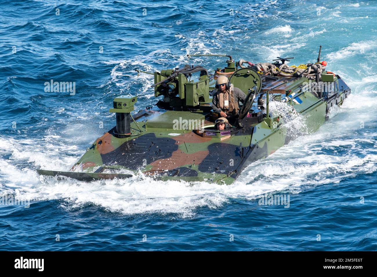 U.S. Marines assigned to the 3rd Assault Amphibian Battalion, 1st ...