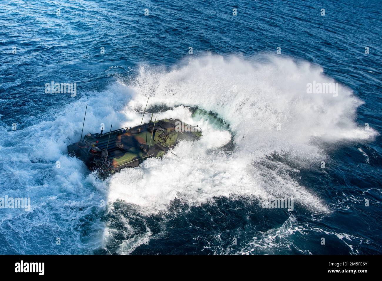 An Amphibious Combat Vehicle (ACV) with the 3rd Assault Amphibian ...