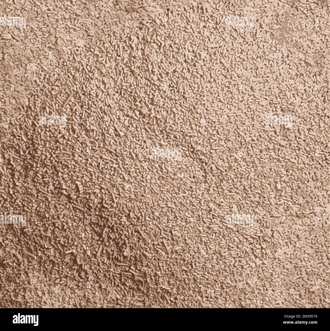 Realistic vector illustration of dry yeast background for use as a ...