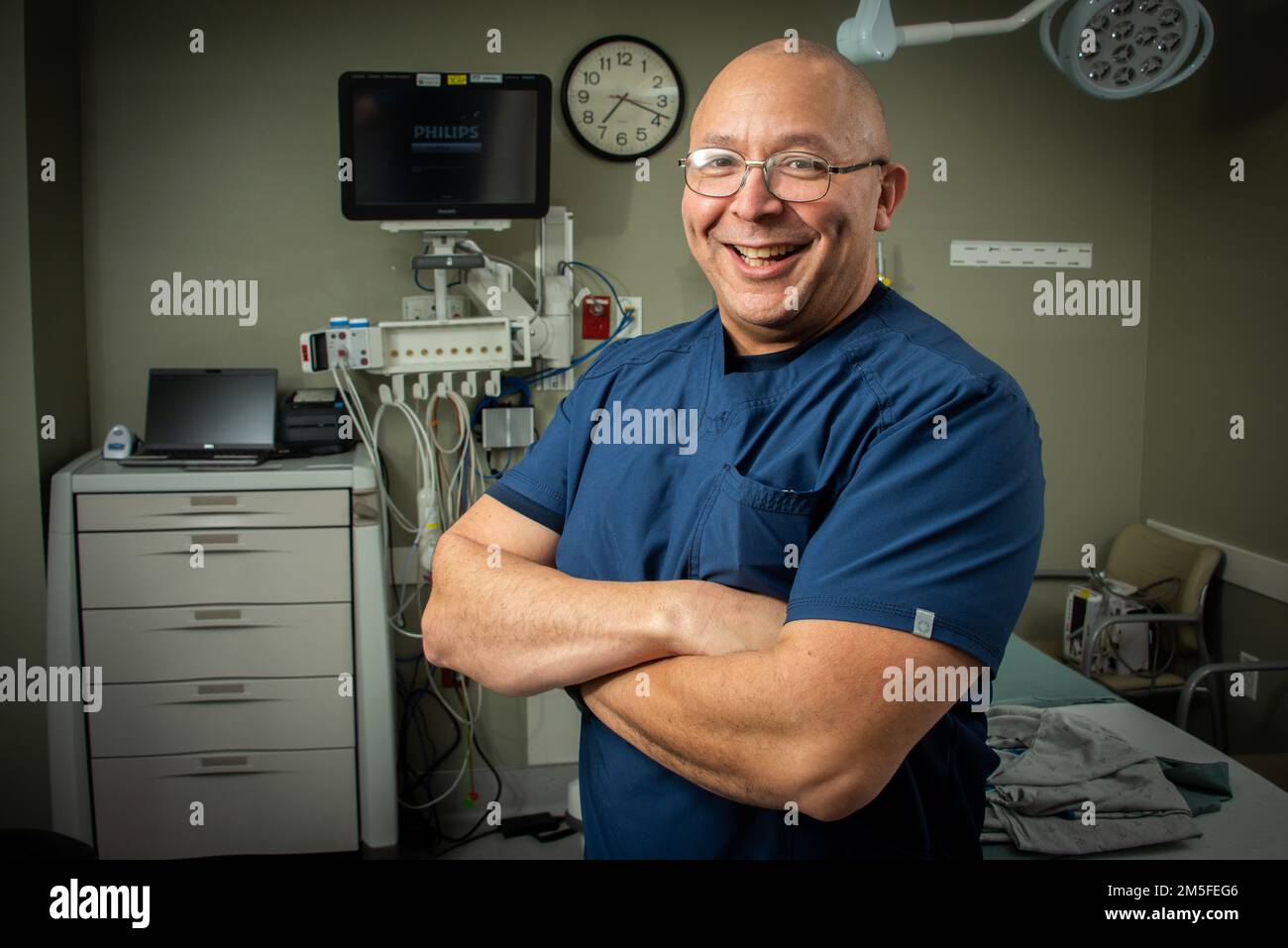 John Luna is a registered nurse at Brooke Army Medical Center, Fort Sam ...