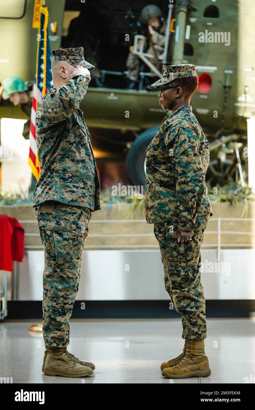 U.S. Marine Corps Chief Warrant Officer 4 Denise V. Barnes, Head of ...