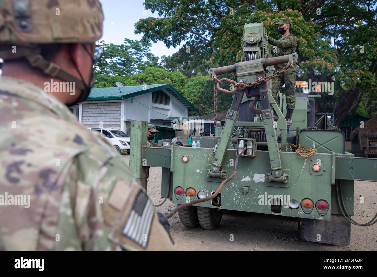 U.S. Army Sgt. Christian Castillo, a wheeled vehicle mechanic with B ...