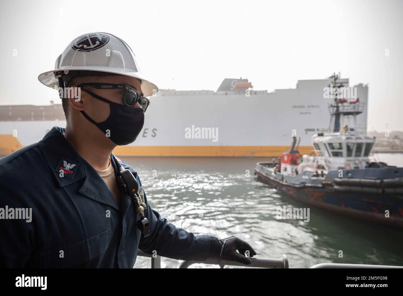 220312-N-TI693-1066 DEKAR, Senegal (March 12, 2022) Boatswain's Mate ...