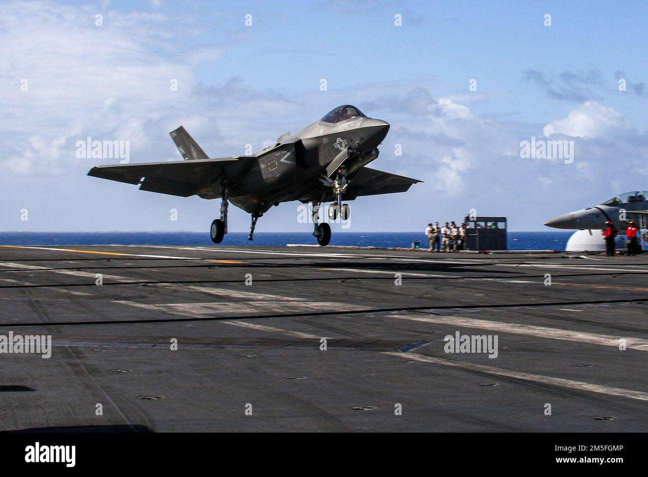 PHILIPPINE SEA (March 13, 2022) An F-35C Lightning II, assigned to the ...