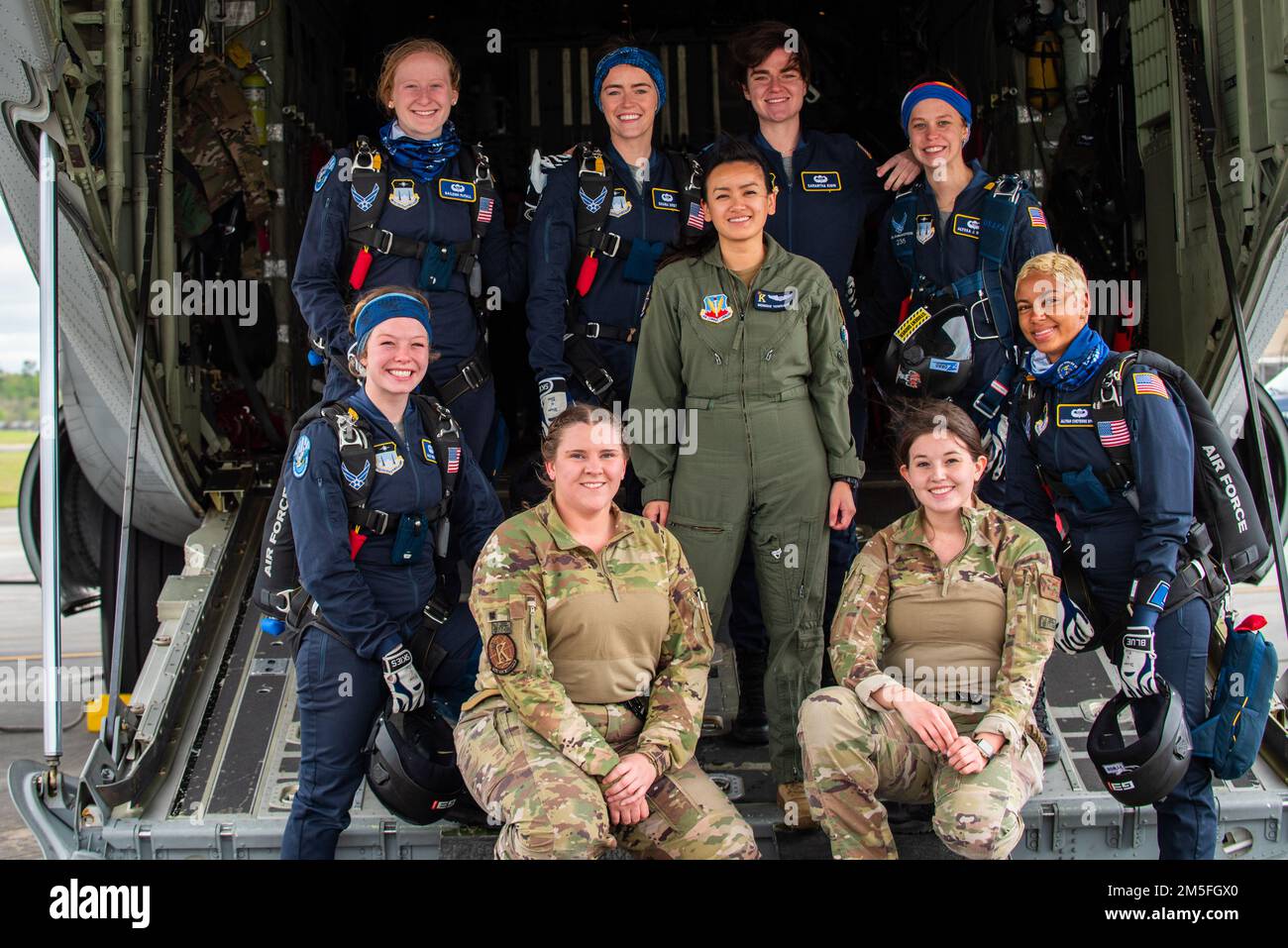 U.S. Air Force Wings of Blue and Airmen from the 71st Rescue Squadron ...