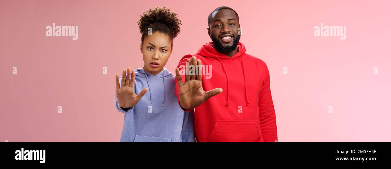 Friend asking stop worrying health raise palm forbidden enough ...