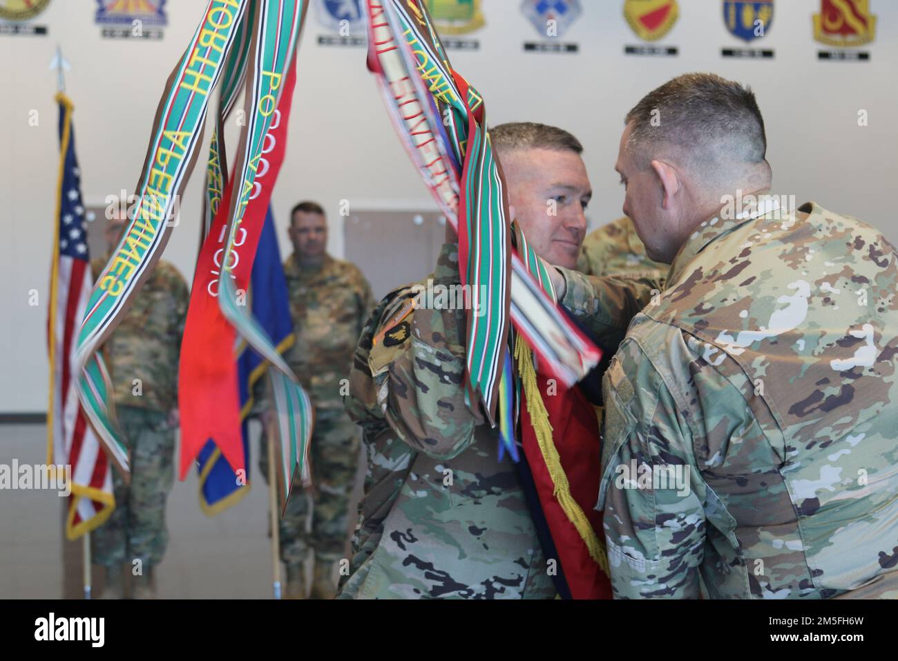 Incoming commanding general of the 34th Red Bull Infantry Division ...